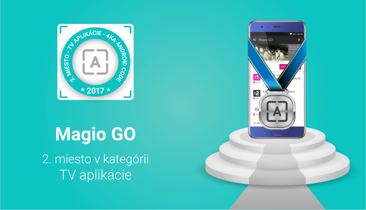 Magio GO – 2. miesto v kategórii TV aplikácie v ankete 4ka AndroidCode ...